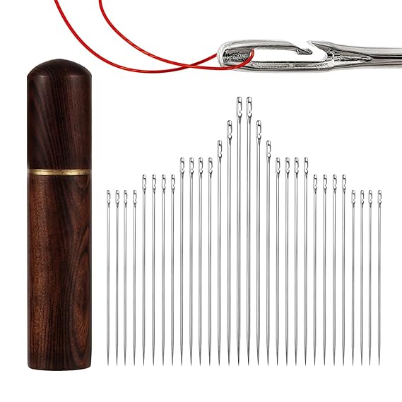 Buy Self Threading Needles with Wooden Case Online - SEOKOK