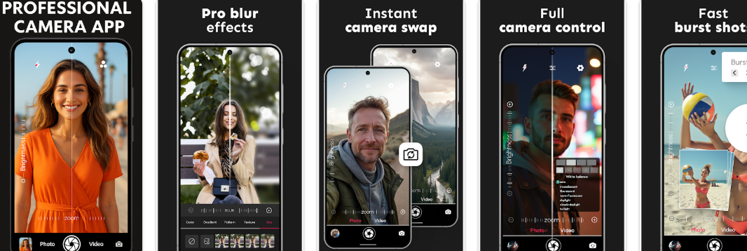 4K HD Camera Ultra Blur Effect App – DSLR Quality, AI Portraits & Bokeh ...