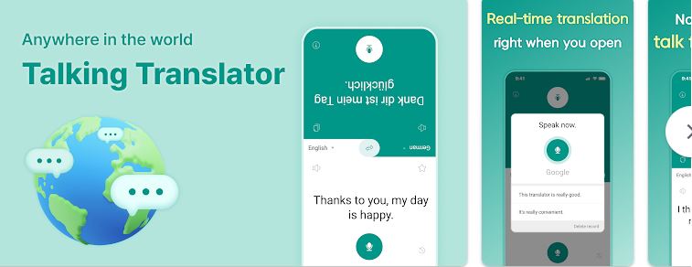 Talking Translator App – Voice to Voice & Text Translator | Free Download