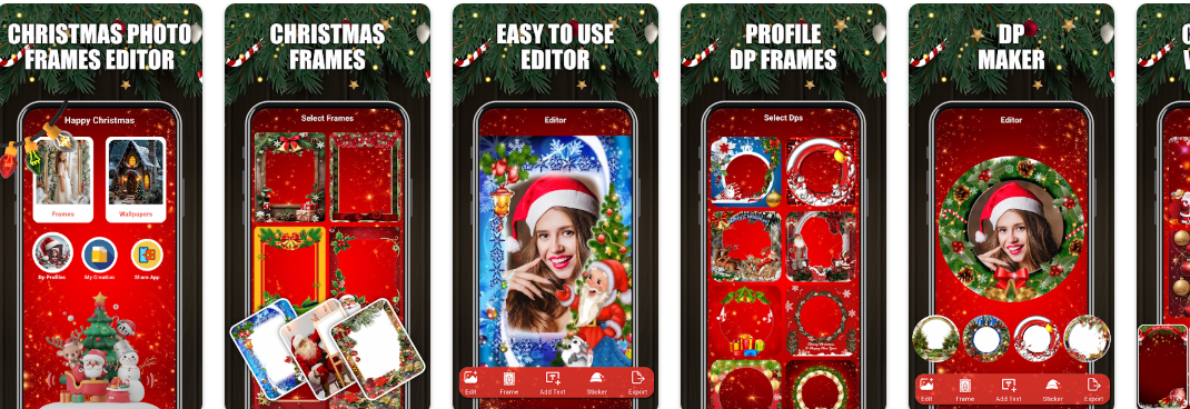 Christmas Photo Frames App – Holiday Photo Editor & Festive Designs